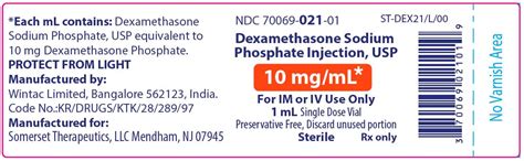 Dexamethasone Injection Fda Prescribing Information Side Effects And Uses