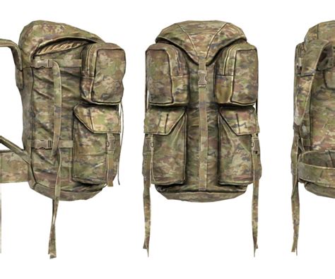 Artstation Ada Assault Backpack Game Assets