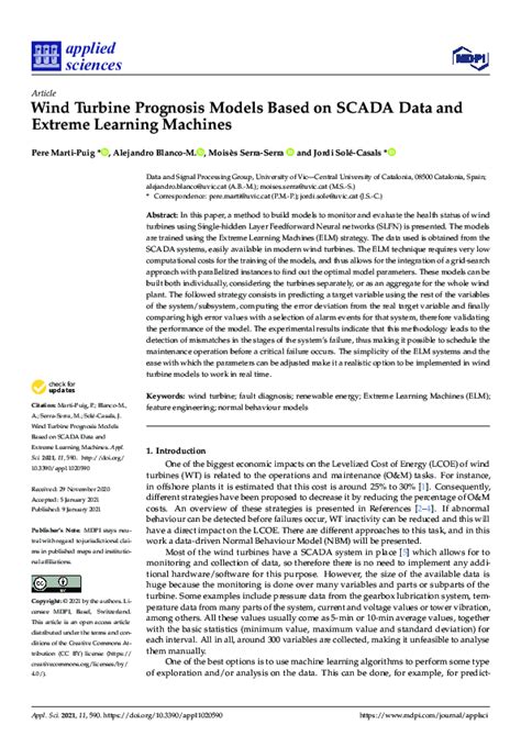 pdf wind turbine prognosis models based on scada data and extreme