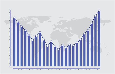 Infographic Template Of Volume Column Graph Presentation Infographic Vector 17293927 Vector Art