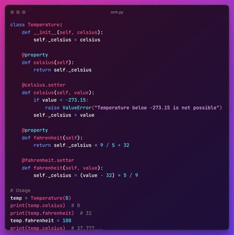 Mixomate On Linkedin Python Property Decorators Use Property To Define Getters Setters And