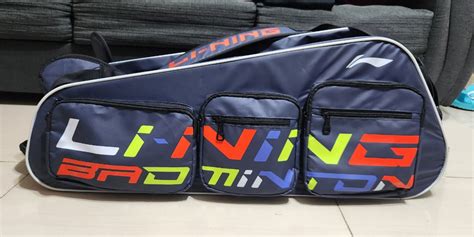 Lining Racket Bag 6 In 1 Sports Equipment Sports And Games Racket