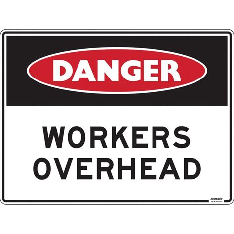 Blackwoods Signage Construction Sign Danger Overhead Services