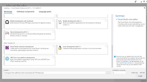 New Installation Experience With Visual Studio 2017 Dotnetmirror