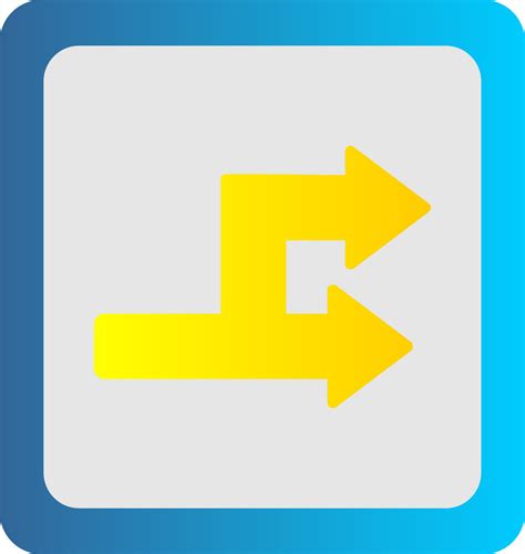 Bidirectional Flat Gradient Icon 42187305 Vector Art At Vecteezy