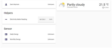 Simple Electricity Meter Manual Input Installation Home Assistant Community
