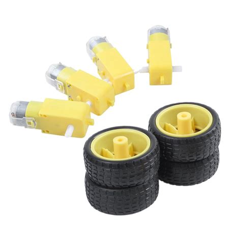 4 Stuks Voor Arduino Smart Car Robot Plastic Wiel Vicedeal 4 Stuks Voor Arduino Smart Car Robot Plastic Wiel Vicedeal