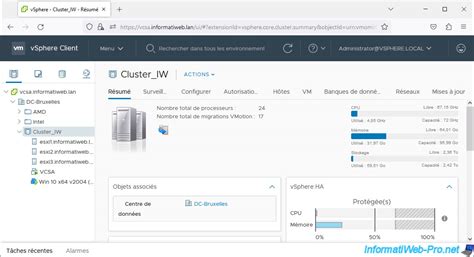 Activer Vsphere Ft Sur Un Cluster Pour Bénéficier De La Tolérance De