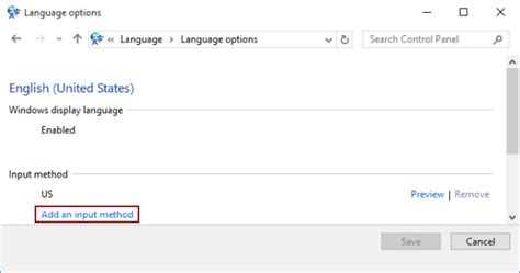 Add Keyboard In Windows 10