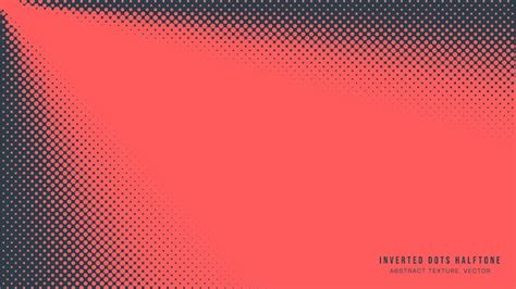 Premium Vector Inverted Dots Halftone Pattern Rays Border Vector Red Black Abstract Background