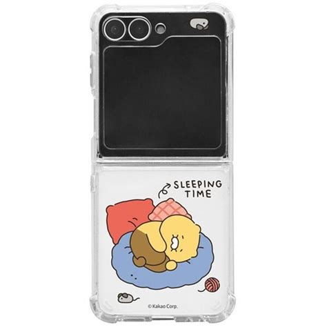 Kakao Friends Choonsik Ordinary Day Clear Cushion Case Galaxy Z Flip7 Z