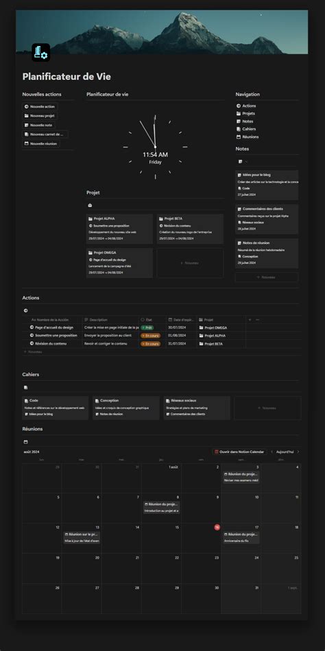 Planificateur De Vie