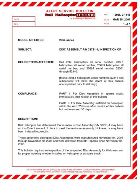 TECHNICAL BULLETIN Xxx Xx Xxx