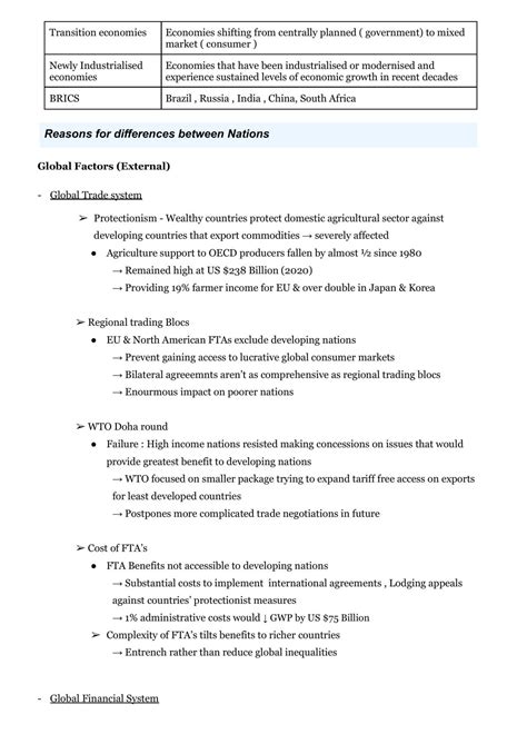 Hsc Economics Notes Economics Year 12 Hsc Thinkswap