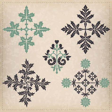 Set Of Vector Ornaments Beautiful Collection Scroll Vector Beautiful Collection Scroll Png