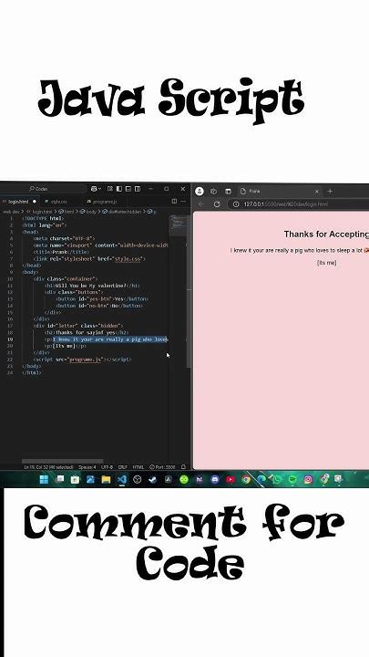 Valentine Day Code Codinglife Codingtutorial Javascript Codes All