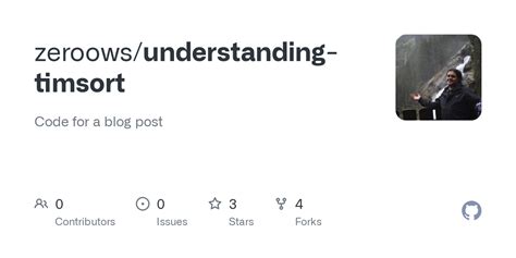 Github Zeroowsunderstanding Timsort Code For A Blog Post