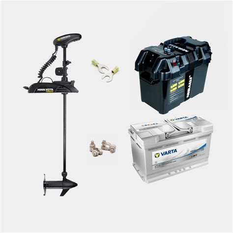 Elmotorpaket Minn Kota Terrova BT IP W cm rigglängd frontmonterad med AGM