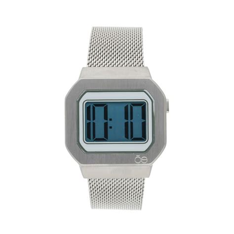 Reloj Para Dama Digital Plata Cloe