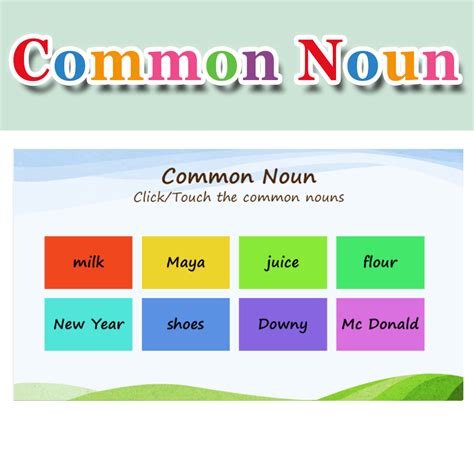 Classifying Nouns Set 1 Iworksheets Free Interactive Worksheets Powered By Mj Learning