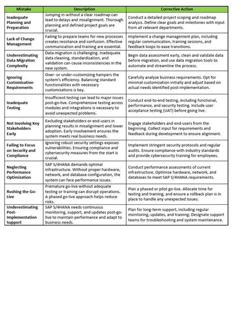 Common Mistakes Organizations Make During Implementation Pdf System