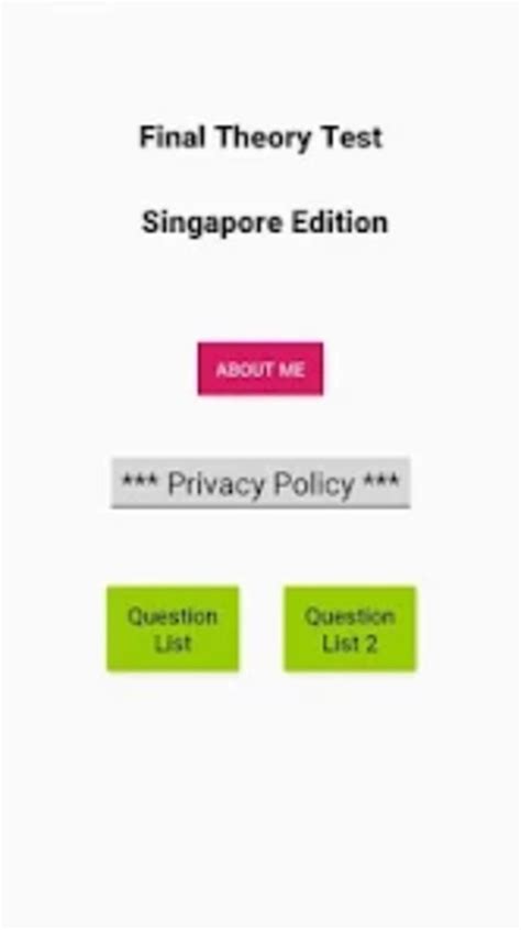 final theory test sg ftt for android download