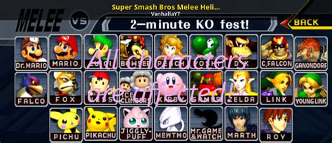 Super Smash Bros Melee Helium Mod Mod For Super Smash Bros Melee