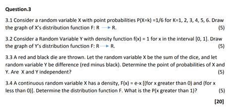 Solved Question Consider A Random Variable X With Chegg Com