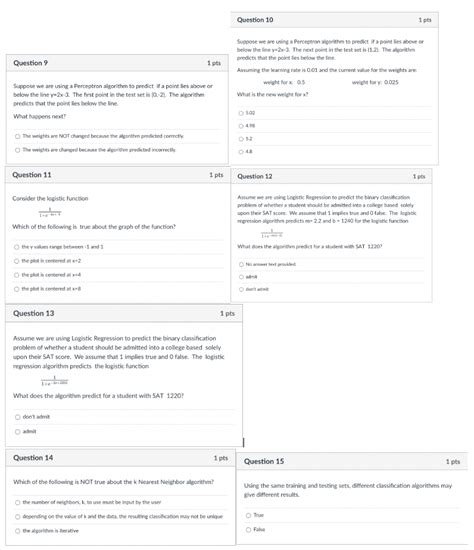 Solved Question 10 1 Pts Question 9 1 1 Pts Suppose We Are Chegg Com