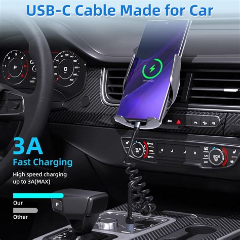 Cable De Carga Usb C De Carga Rápida Cable Usb A A Usb C En Espiral