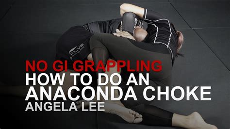 Bjj One Atomweight World Champion Angela Lees Anaconda Choke Evolve