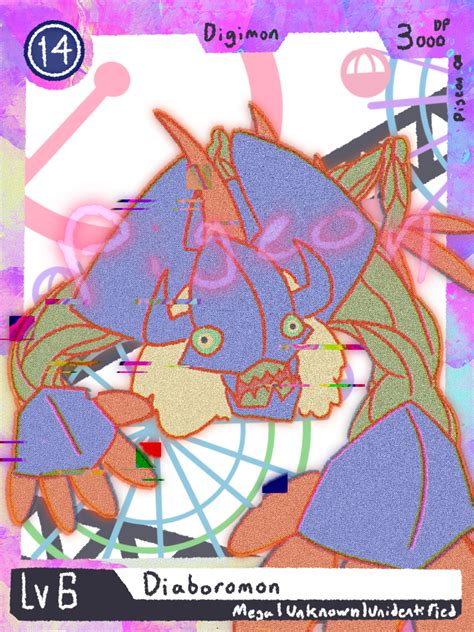 Diaboromon Token Etsy