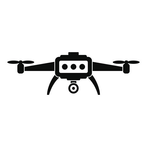Smart Drone Icon Simple Style 14598167 Vector Art At Vecteezy