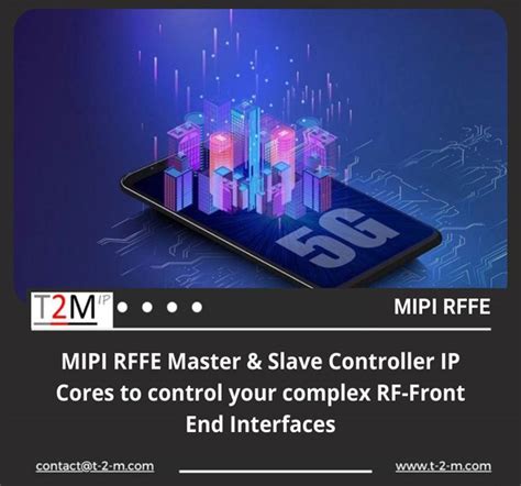 MIPI RFFE Master Slave Controller IP Cores Control RF Front End Interfaces