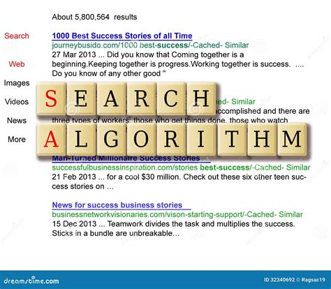 Search Algorithms Editorial Photography Illustration Of Phone 32340692