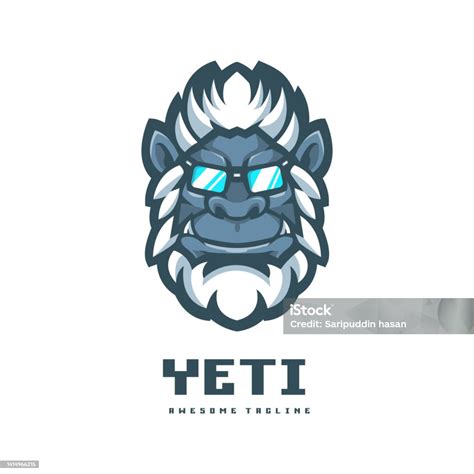 예티 마스코트 디자인 일러스트 레이 션 예티에 대한 스톡 벡터 아트 및 기타 이미지 예티 만화 Bigfoot Istock