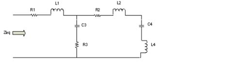 Solved Calculate The Impedance Of The Network Zeq Given In Chegg Com