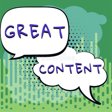 Text Sign Showing Great Content Business Idea Satisfaction