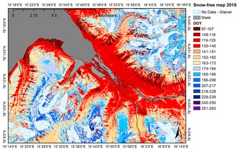 Figure A2 Snow Free Maps For The Years 2017 2018 Period Download