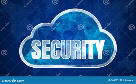 Technology Network And Data Connection Secure Data Network Digital Cloud Computing Cyber