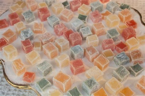 Premium Photo Traditional Turkish Delight Soft Candy