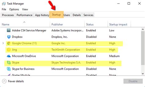 How To Disable Startup Programs In Windows