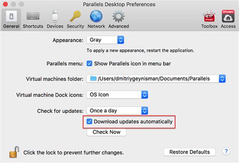 kb parallels check for available updates in parallels desktop for mac