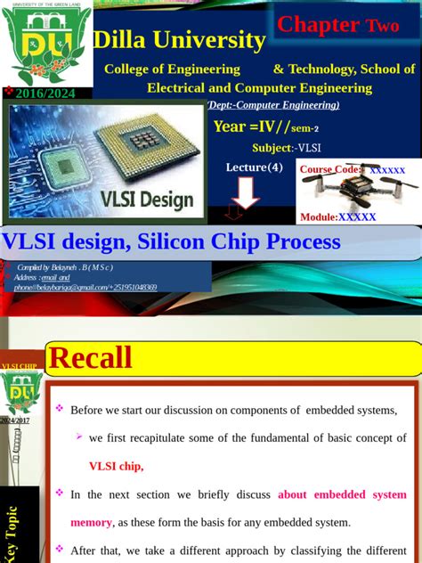 Revisted Vlsi Silicon Chip Pptx Pdf Digital Signal Processor Central Processing Unit
