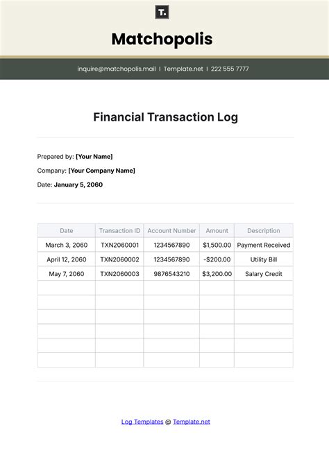 free transaction templates editable and printable