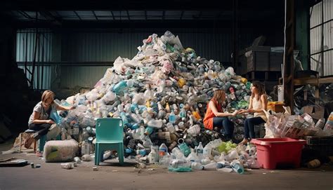 Photo Shoot Depicting A Recycling Workshop World Environmental