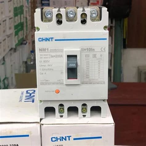 4 Pole Chint Mccb 200a 25ka At ₹ 5460 Unit In Noida Id 2852328958312