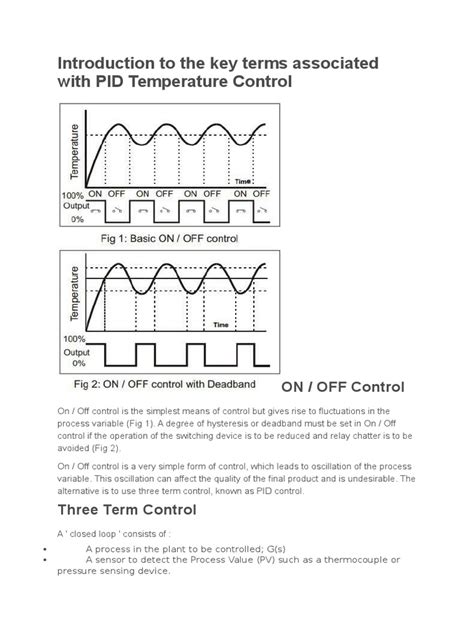 pid temperature control systems theory electrical engineering