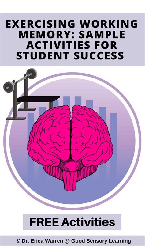 Exercising Working Memory Sample Activities For Student Success