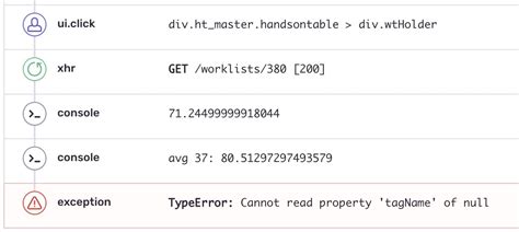 Cannot Read Property Tagname Of Null · Issue 6926 · Handsontablehandsontable · Github